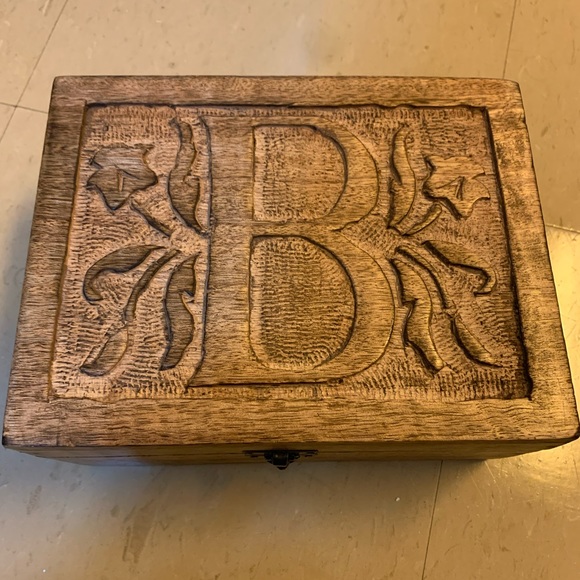 Storage & Organization | Letter B Jewelry Box | Poshmark